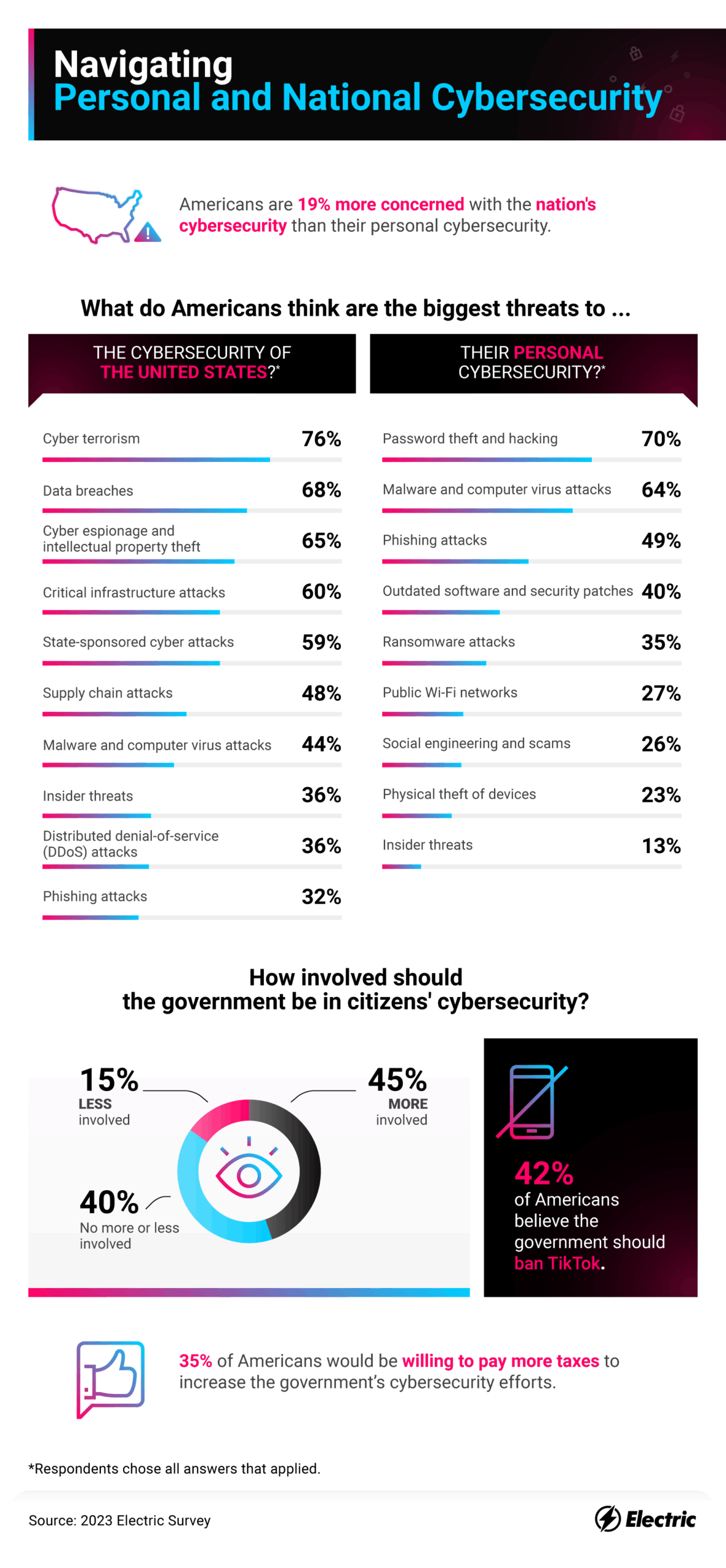 Americans’ Cybersecurity Fears - Electric