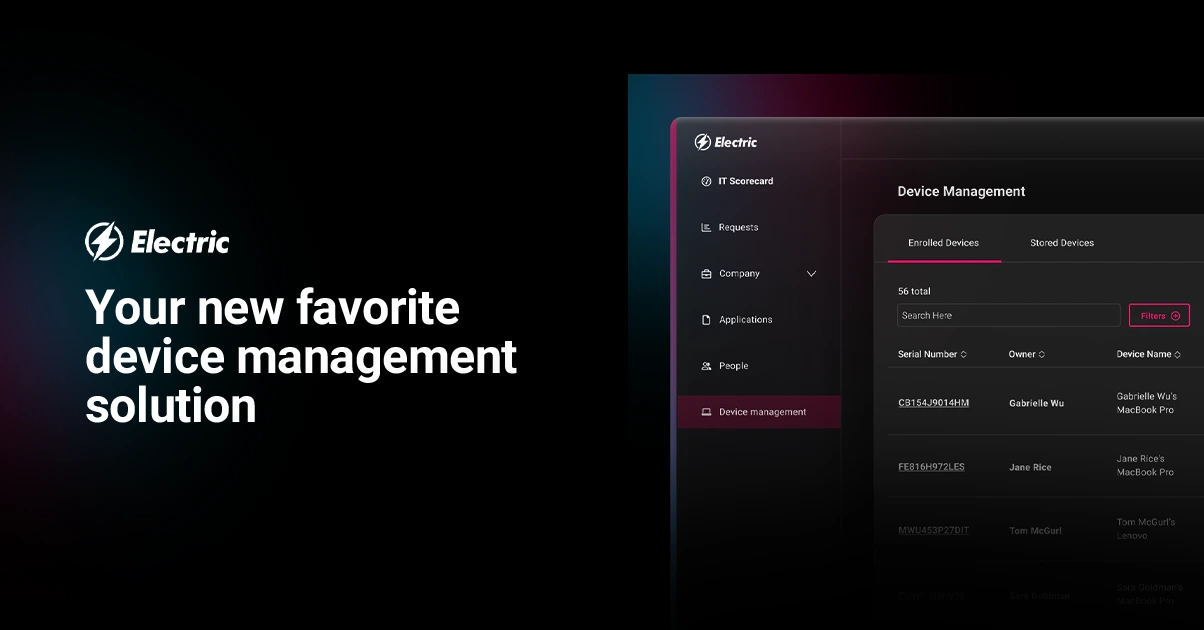 Device Management Solution | Electric