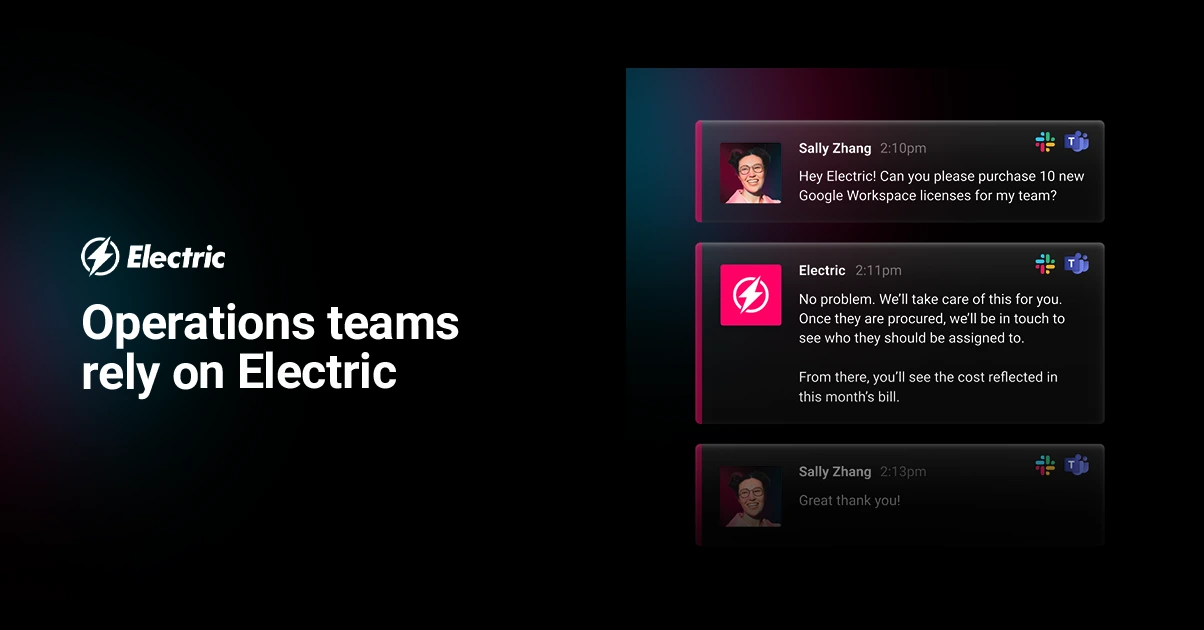 Electric for Operations Teams | Electric
