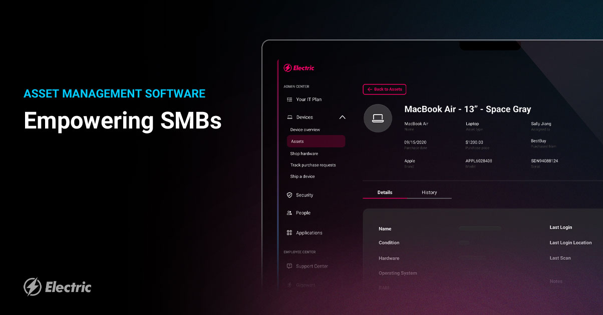 Asset Management Software: Empowering SMBs | Electric